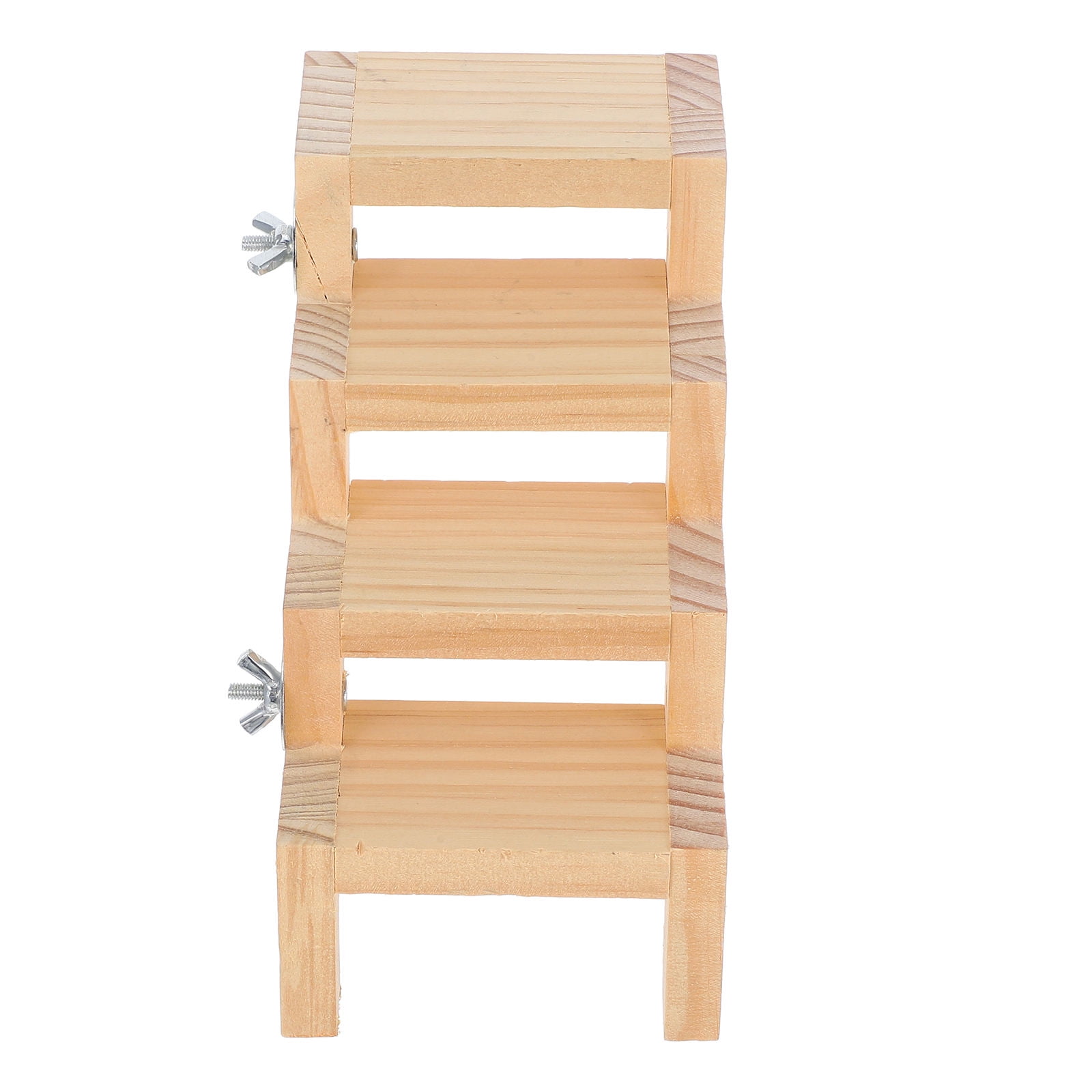 Masteelf Wooden Bird Ladder Parrot Climbing Toy Bird Perch Stand Bird ...