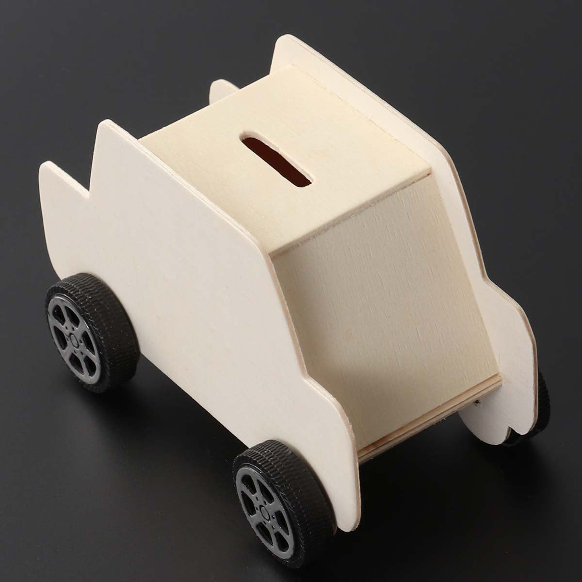 Masteelf Wooden Car Shaped Piggy Bank Money Saving Box Creative Coin ...
