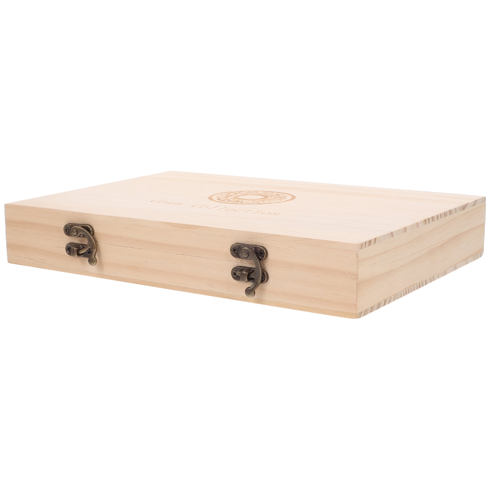 Masteelf Wooden Coin Display Box for Storage Case Holds 100 Coin ...