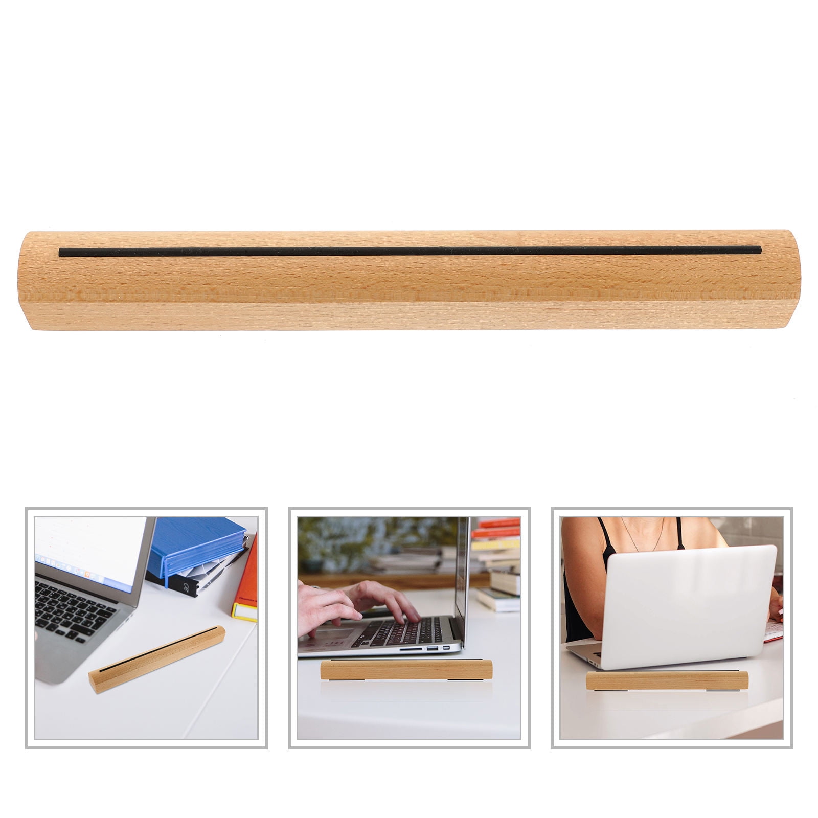 Masteelf Wooden Computer Rack Riser Laptop Stand Tripod Surface Tablet ...