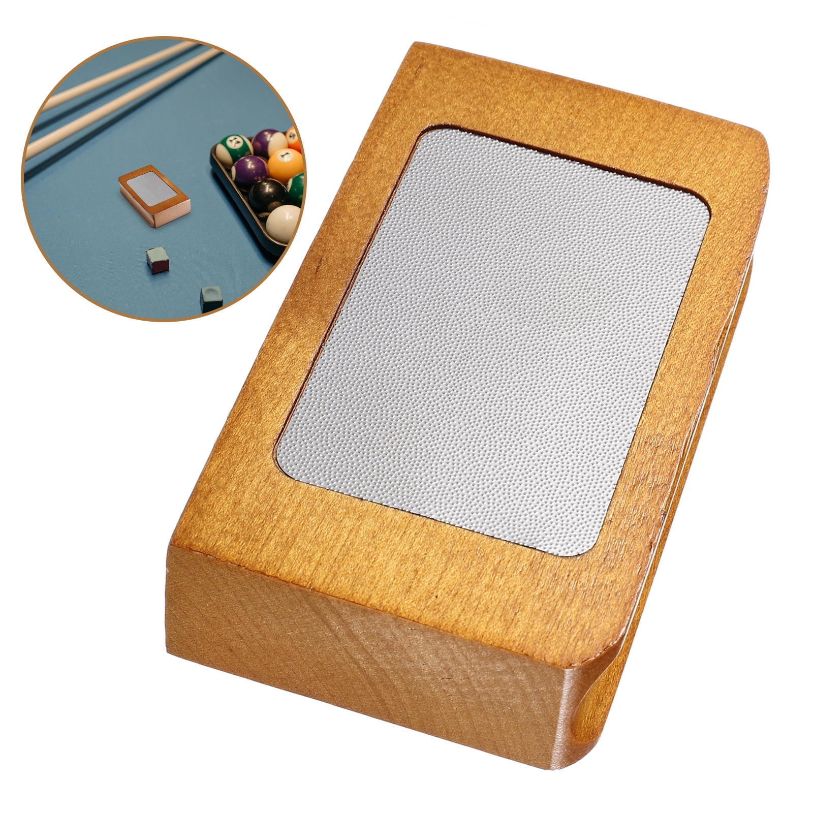 Masteelf Wooden Cue Tip Shaper and Polisher Tip Sanding Tool Billiard ...