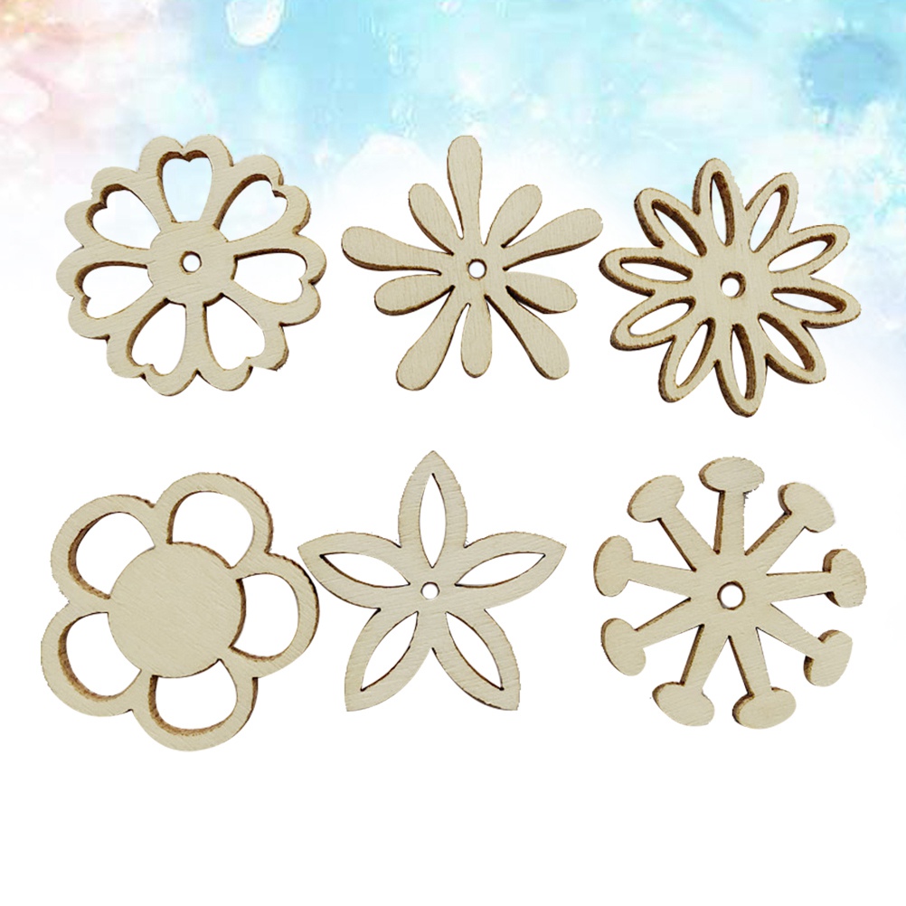 Masteelf Wooden Cutouts for DIY Crafts with Premium Wood Material Beige ...