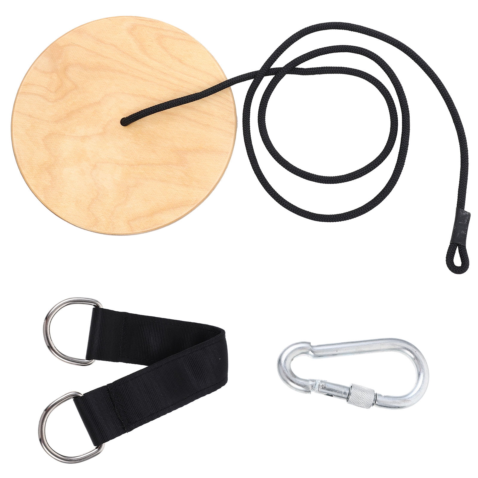 Masteelf Wooden Disc Swing with Curved Seat for Kids in Assorted Color ...
