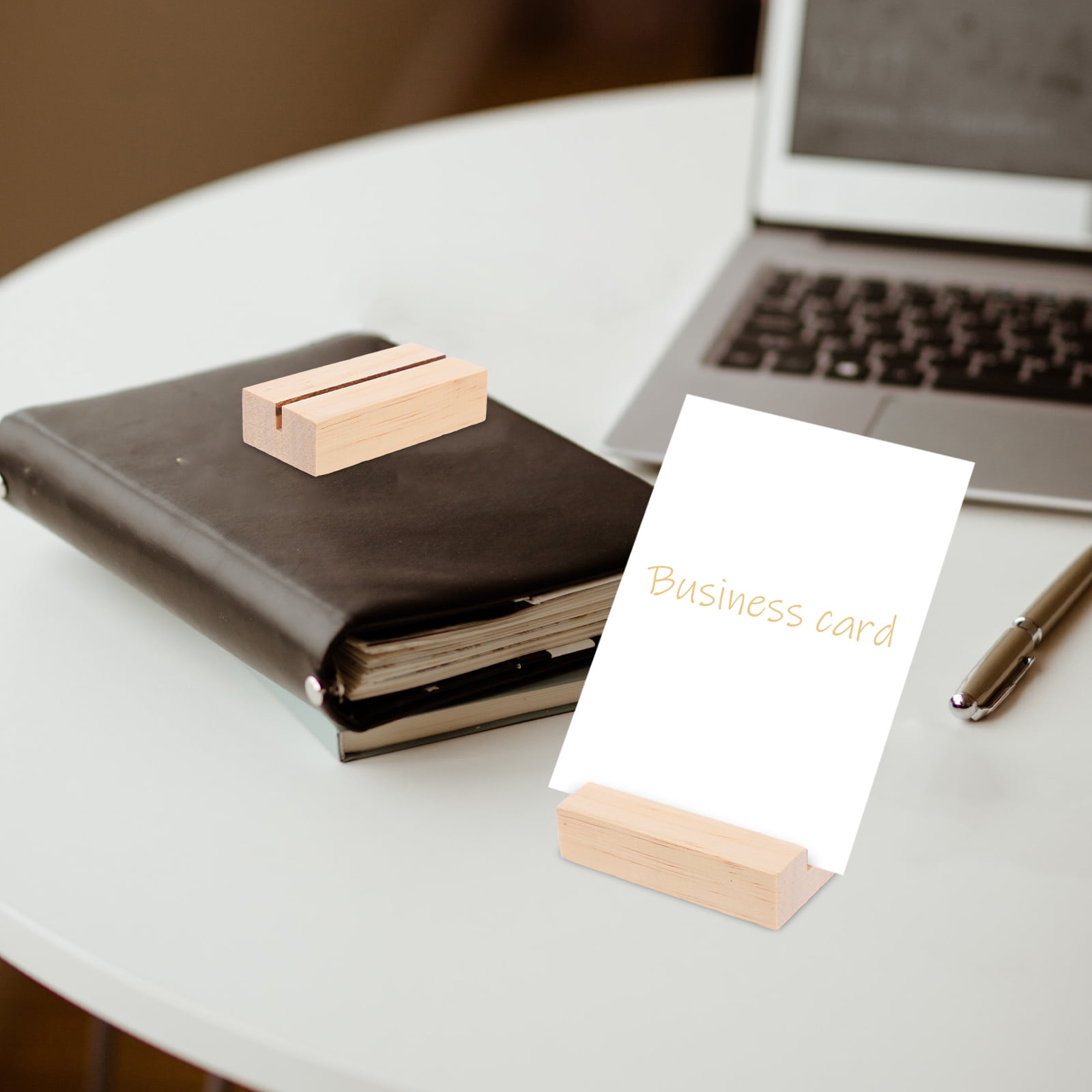 Masteelf Wooden Display Stand for Cards and Photos Versatile Holder for ...