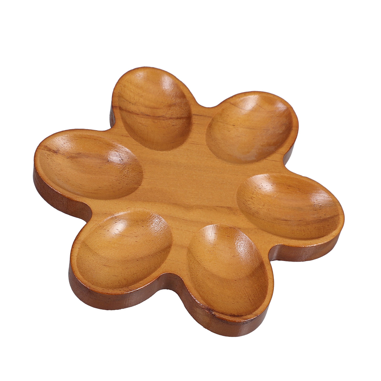 Masteelf Wooden Eggs Holder 6 Eggs Tray Fresh Eggs Holder Deviled Eggs ...
