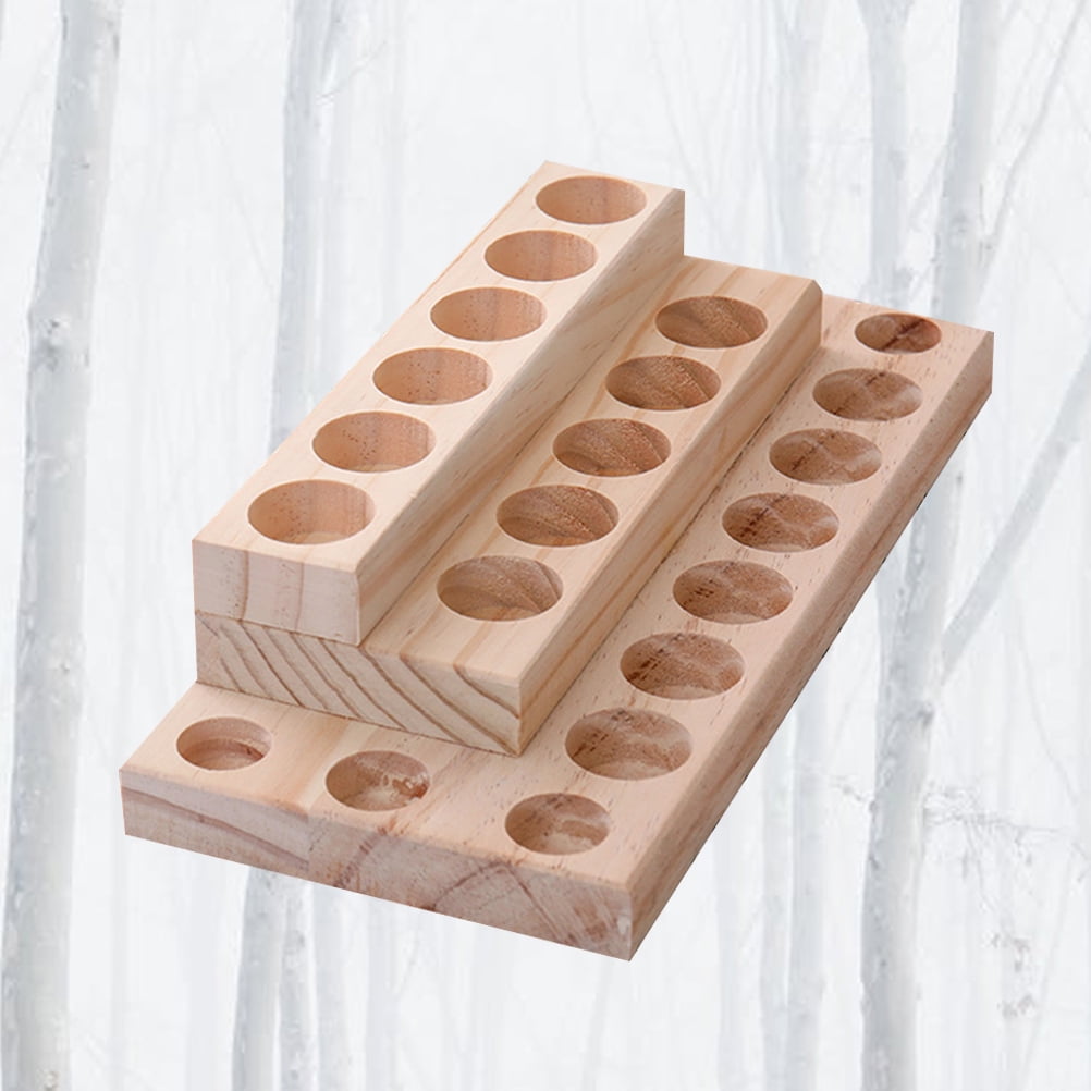 Masteelf Wooden Essential Oil Storage Rack for Desktop Organization ...