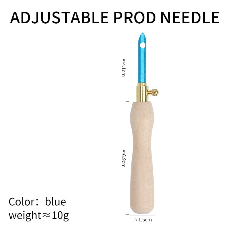 Masteelf Wooden Handle Punch Needle for Embroidery DIY Craft Needle ...