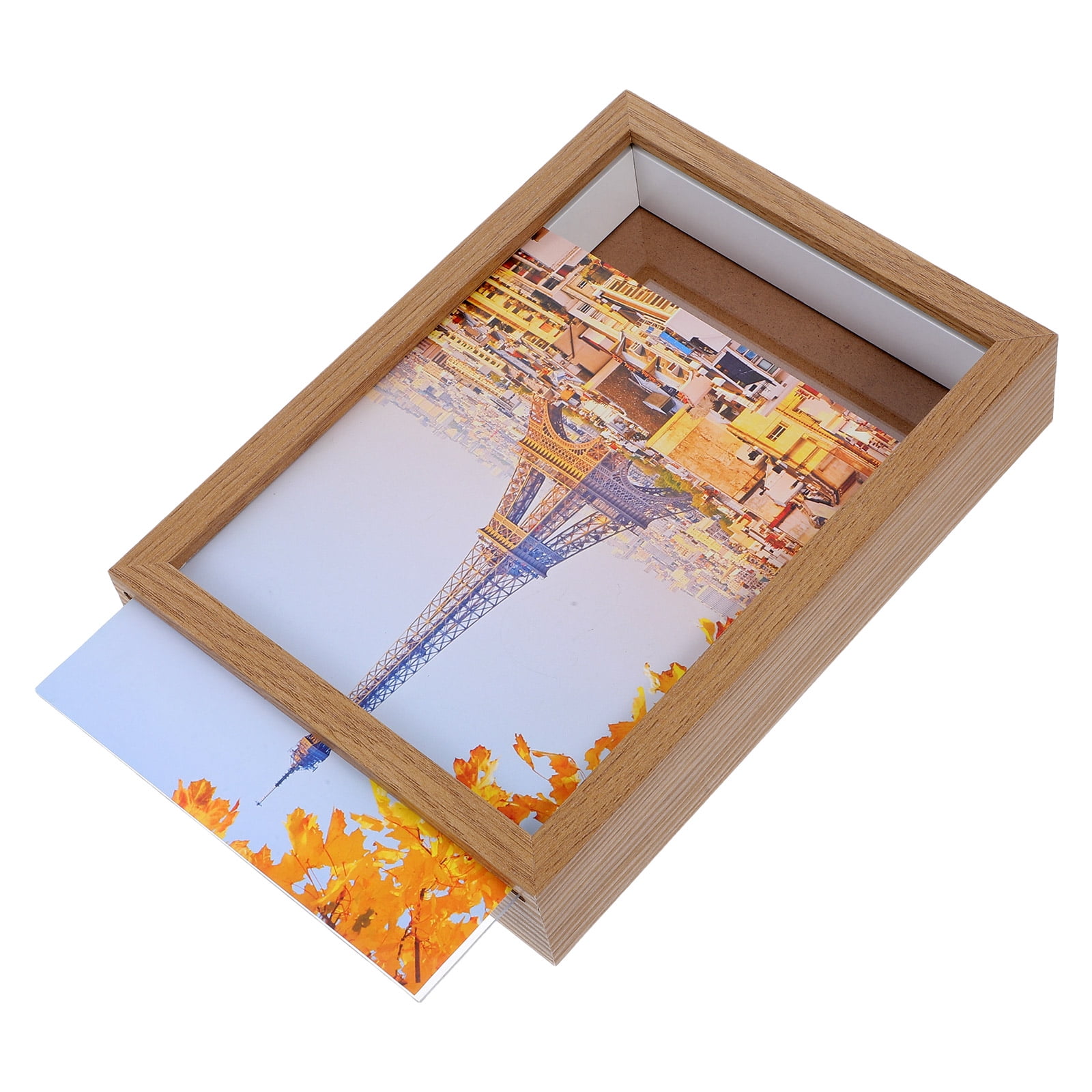 OFFIGAM Compact Wooden Hidden Safe Picture Frame Stylish Home Storage ...