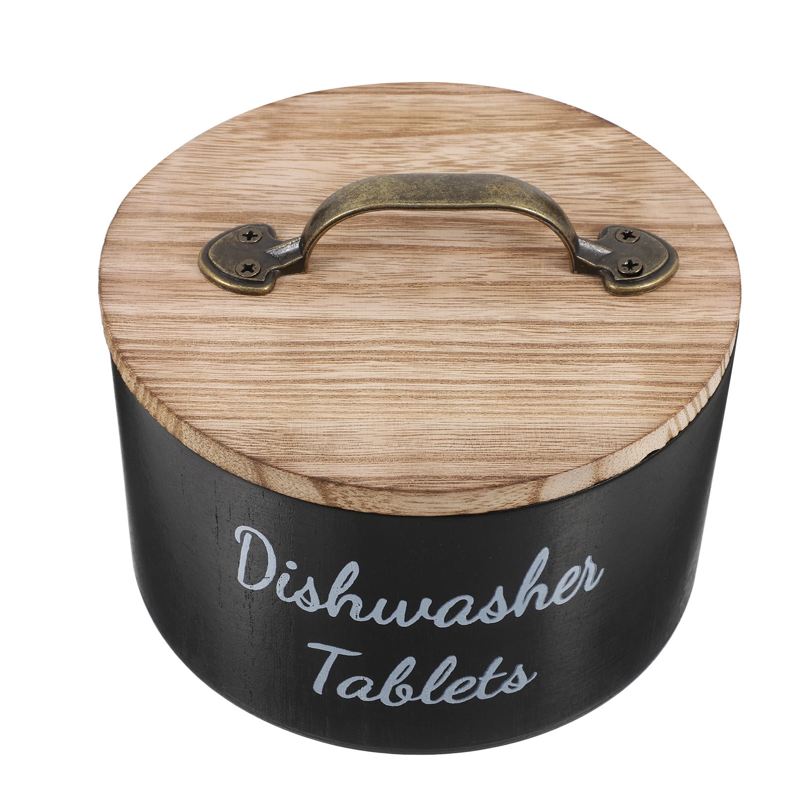 Masteelf Wooden Laundry Pod Storage Container Decorative Laundry Room ...