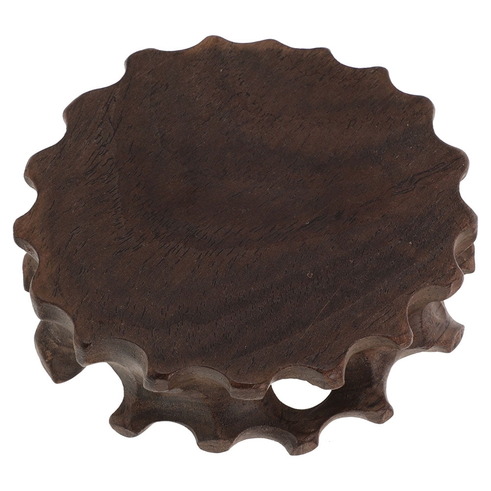 Masteelf Wooden Pedestal Stand For Crystal Sphere Bonsai Tabletop Plant ...