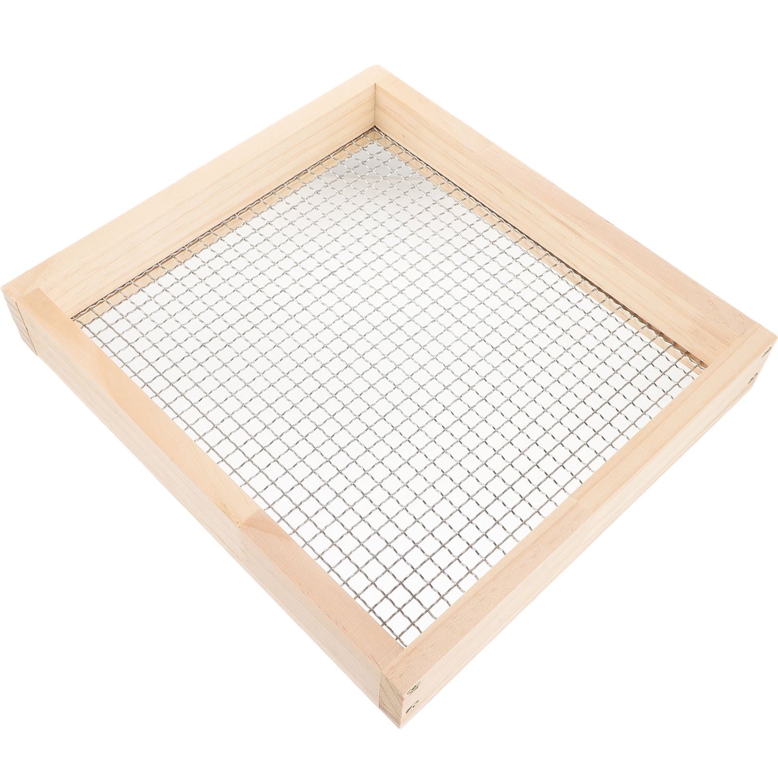 Masteelf Wooden Sifting Screen Mesh Garden Sifter Gardening Sieve Soil ...