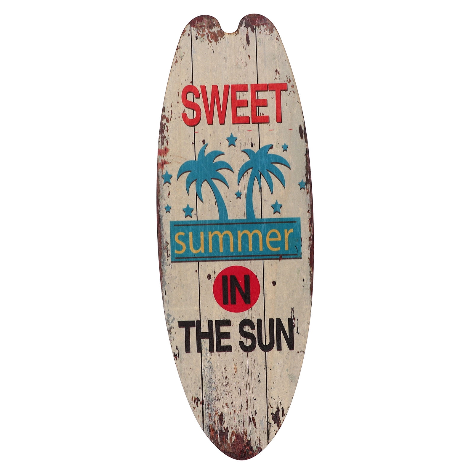 Masteelf Wooden Surfboard Sign Wooden Surfboard Hanging Sign Decorative ...