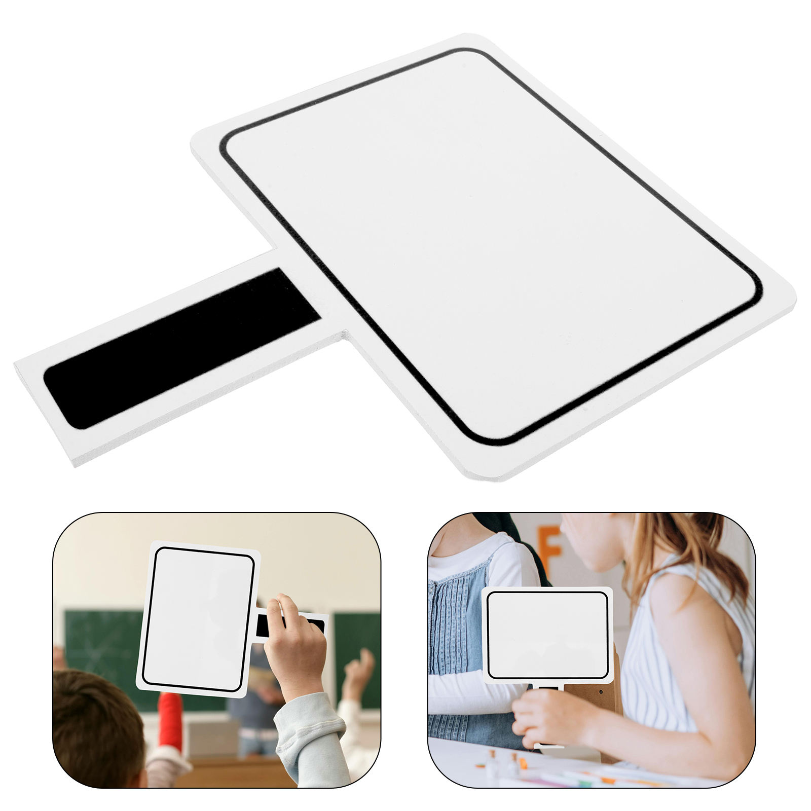 Masteelf Worgeous 2pcs Number Handheld Score Paddles Dry Erase Board ...