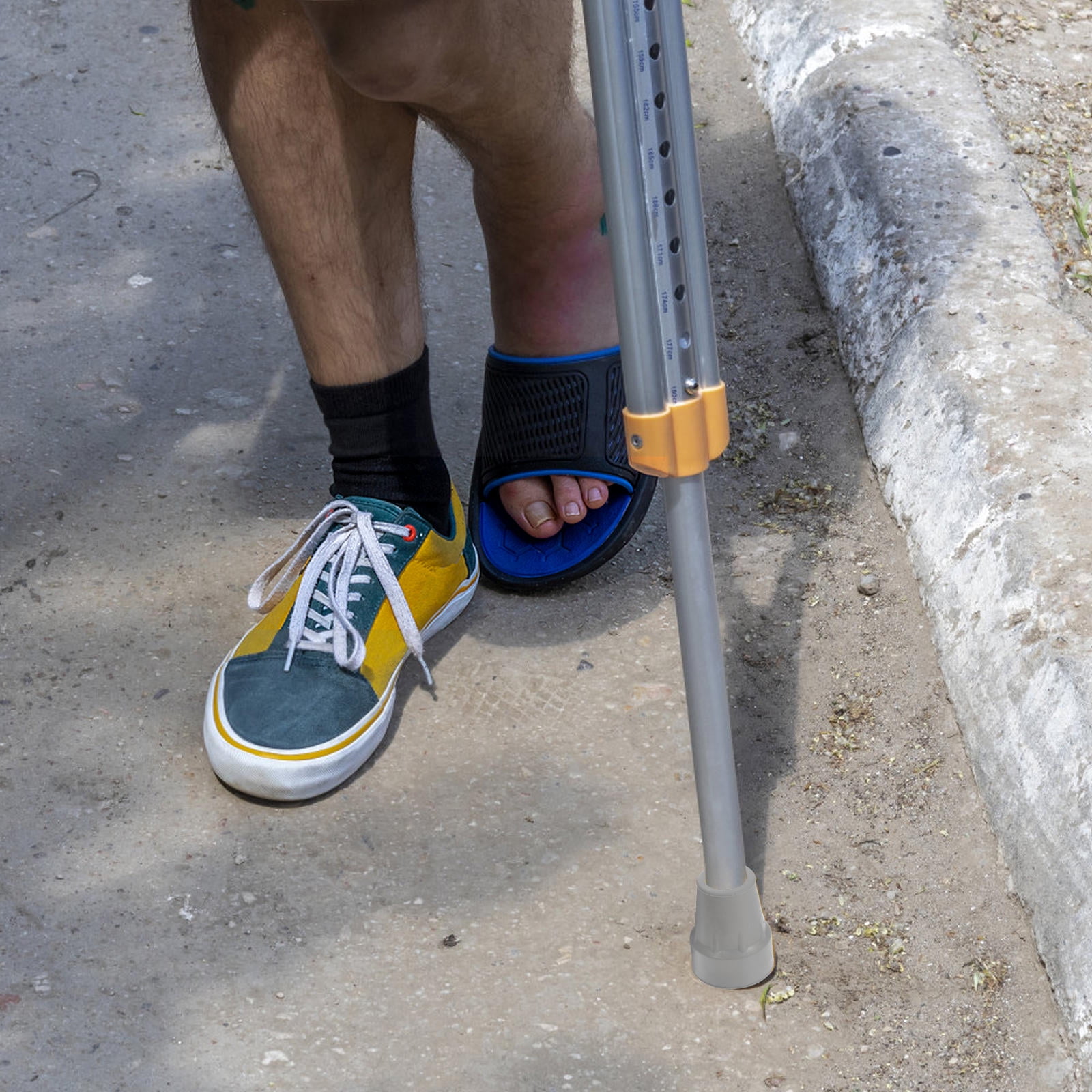 Masteelf Worgeous 6pcs Crutch Replacement Pads and Walker Handle Grips ...