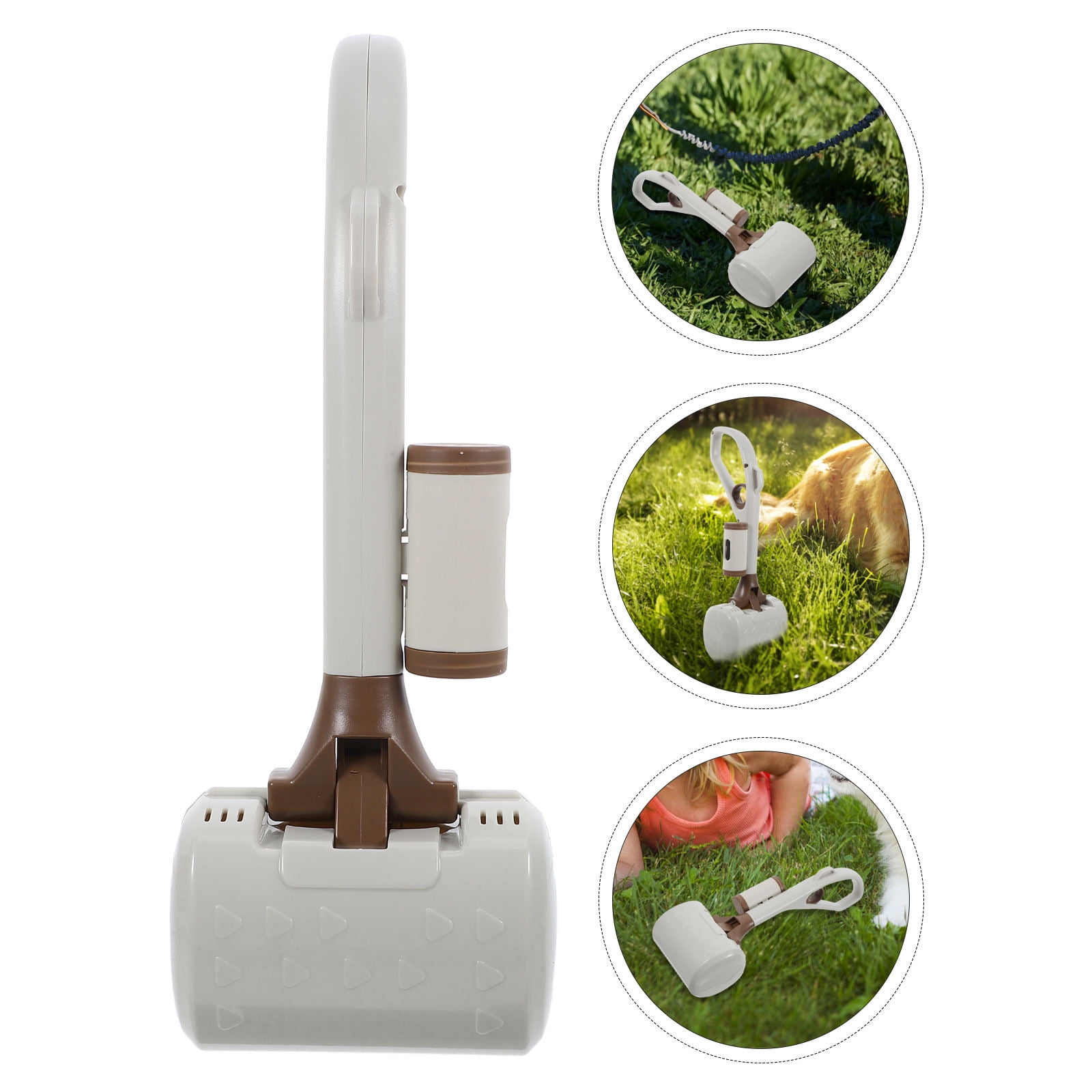 Masteelf Worgeous Handheld Dog Poop Picker with Waste Bag Holder Easy ...