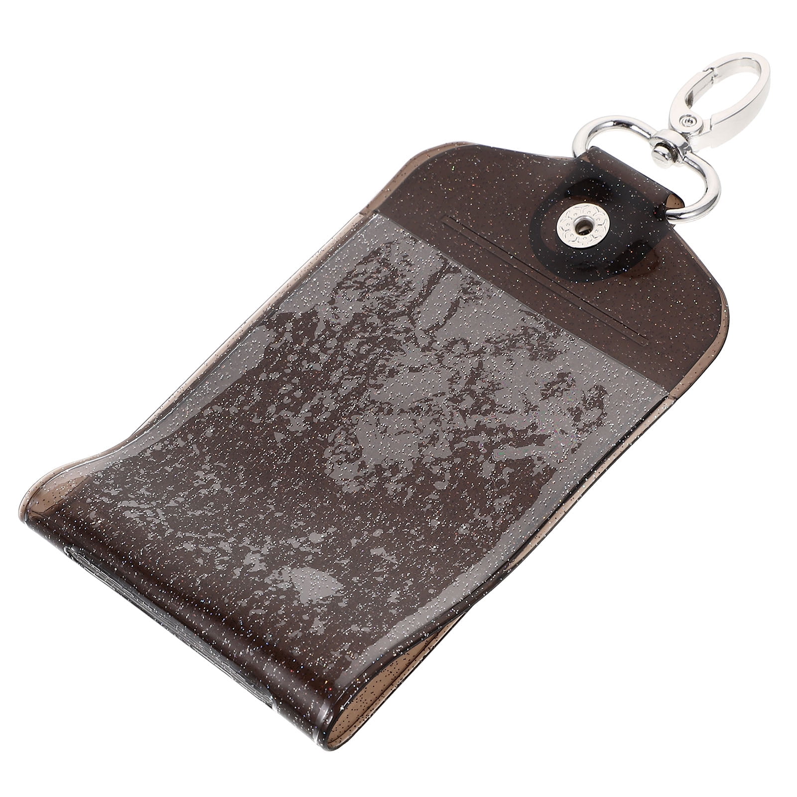 Masteelf Work ID Card Set Key Holder Cards Clear Sleeves Student Black ...