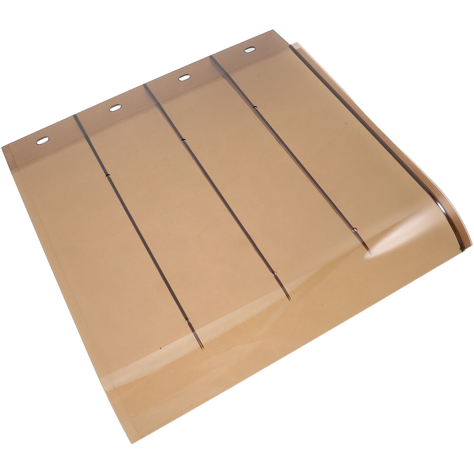 OFFIGAM Light Brown PC Window Awning Outdoor Sun Rain Protection Flat ...