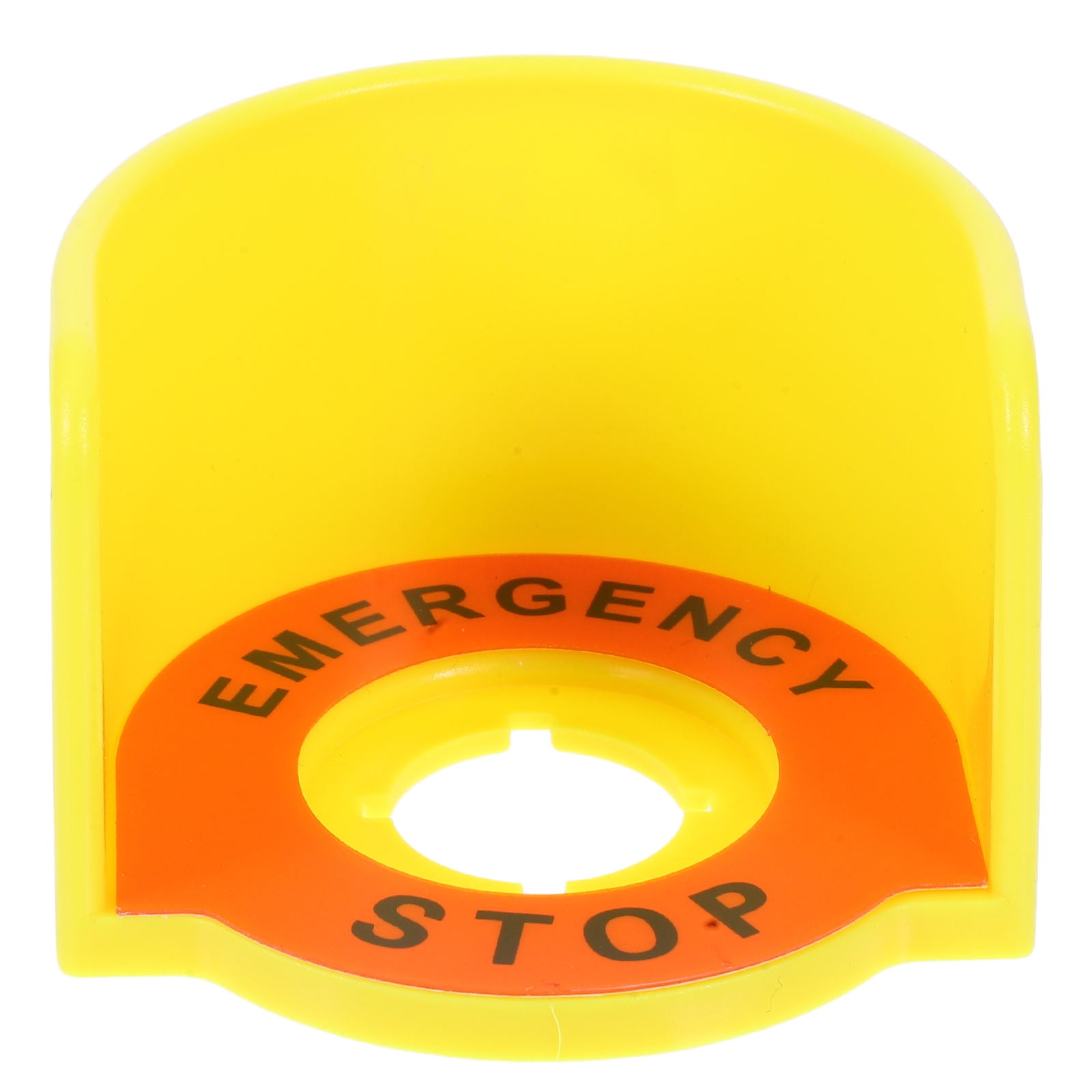 Masteelf Yellow Protective Cover for Push Button Switch with Emergency Stop Sign for Machinery ...