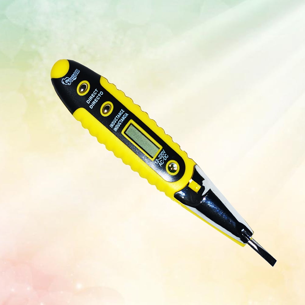 Masteelf Yellow Voltage Tester Pen Electrical Tester for Electricity ...