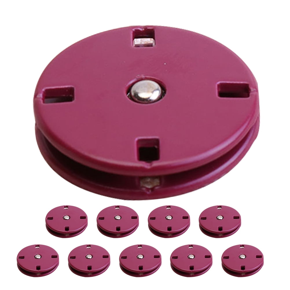 Masteelf Zinc Alloy Snap Buttons for Coats Dark Red Sew on Decorative ...