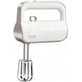 Master 5-Speed Hand Mixer with Turbo Boost, Stainless Whisk, Beaters ...