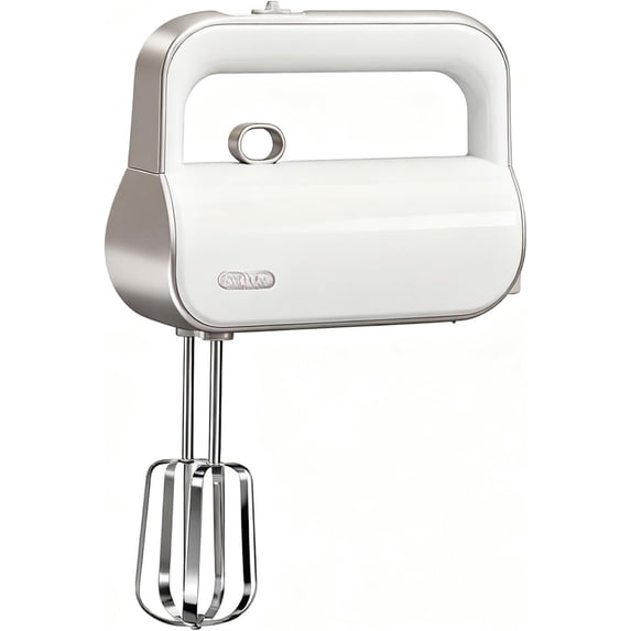 Master 5-Speed Hand Mixer with Turbo Boost, Stainless Whisk, Beaters ...