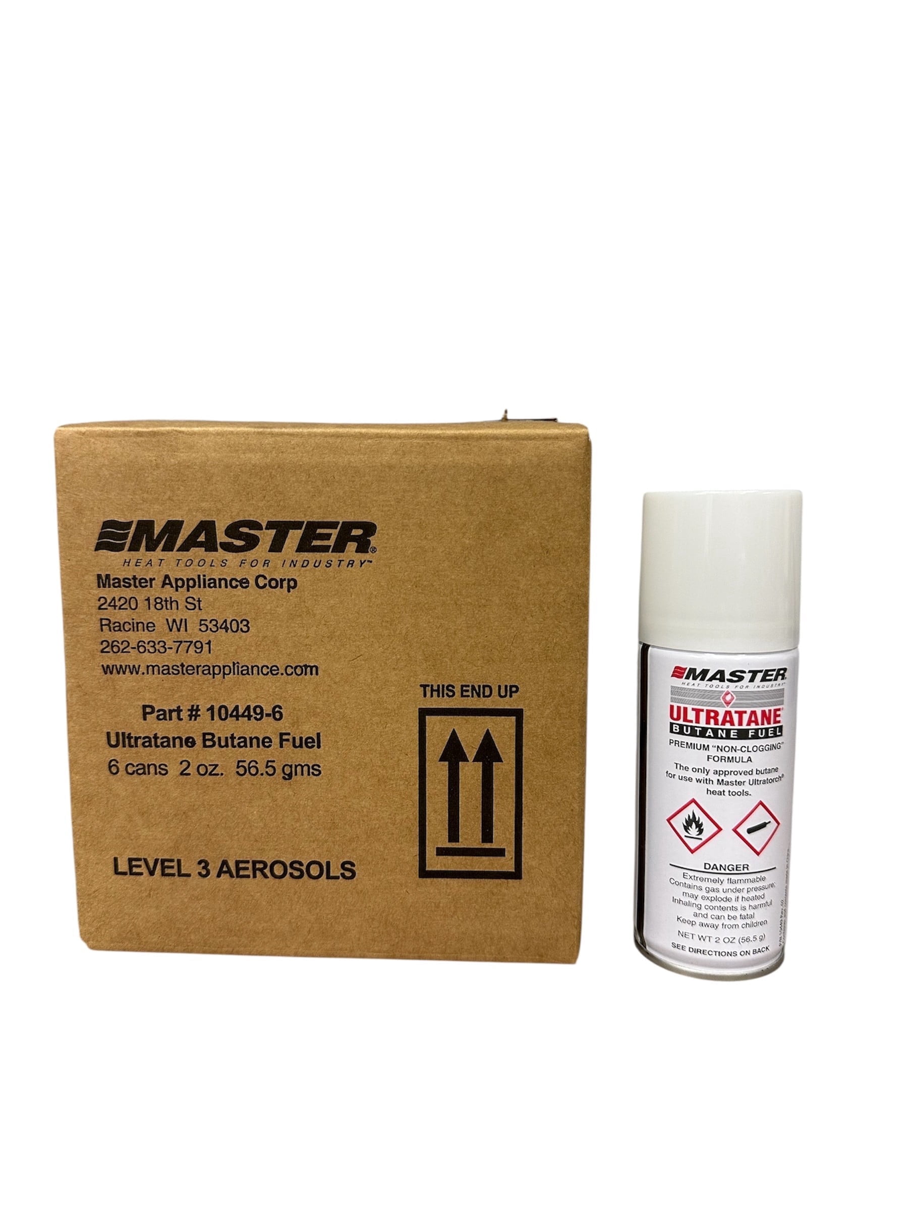 Master Appliance Ultratane Butane Fuel 6-Pack, 2 oz (56.5 g) Cans Part ...