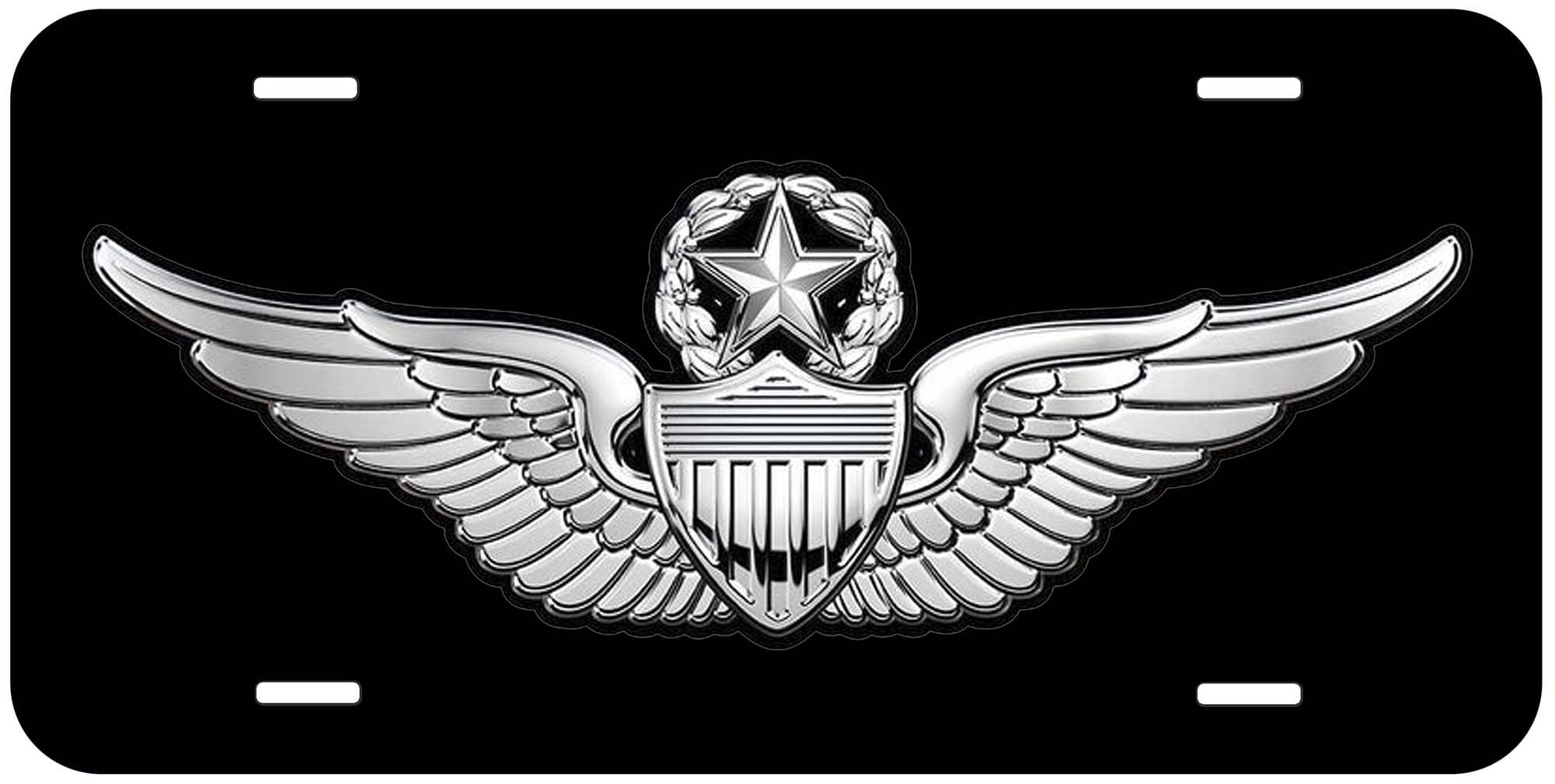 Master Army Aviator Wings Novelty Car License Plate, Custom Flat ...