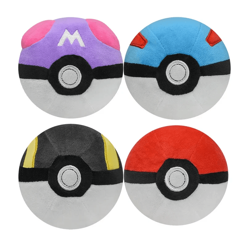 Master Ball Great Ball Ultra Ball Ball Plush Toys Soft Stuffed Animals ...