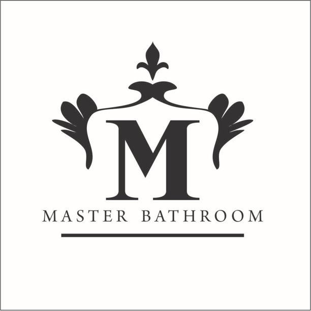 Master Bathroom Vinyl Decal - Large - Walmart Business Supplies