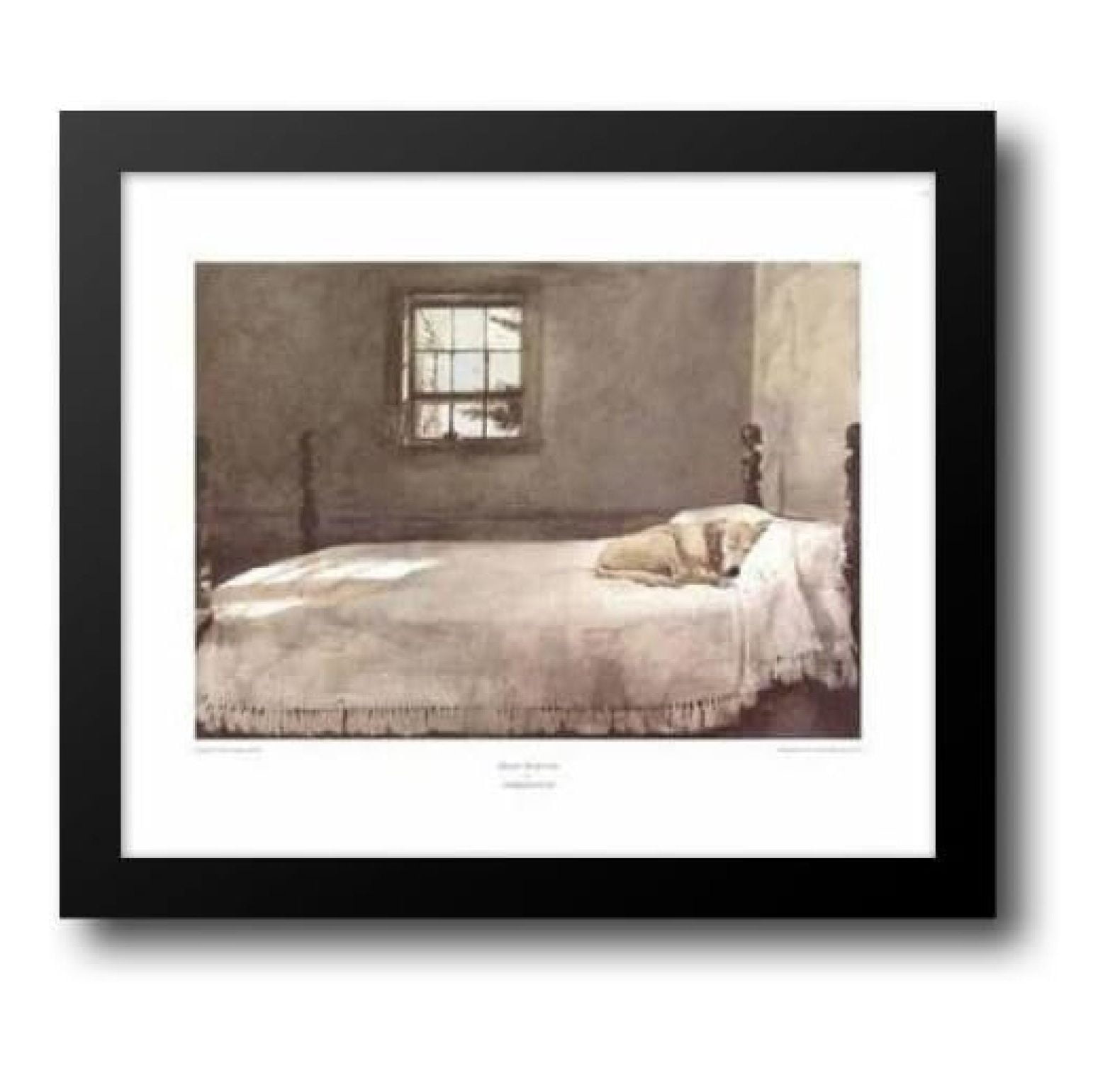 Master Bedroom, c.1965 23x20 Framed Art Print by Wyeth, Andrew ...