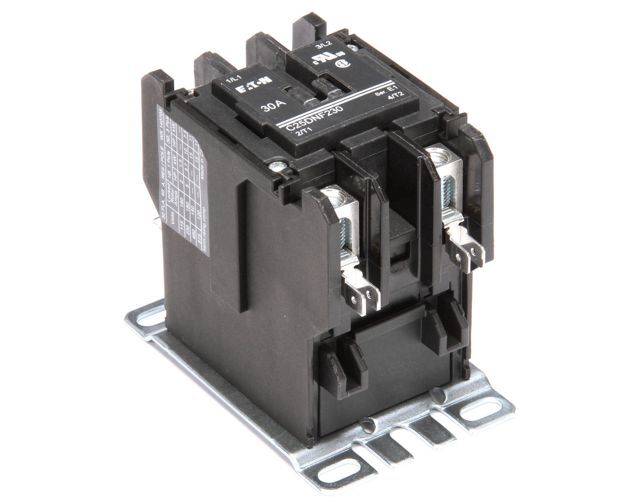 Master-Bilt 19-13703 Contactor, 2-Pole, 30/40 Amp - Walmart.com