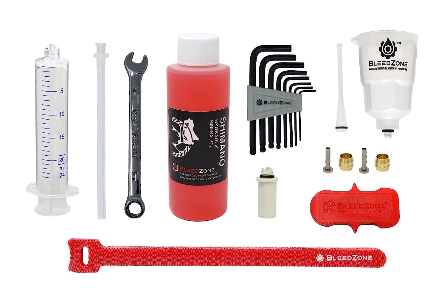 Master Bleed Kit for Shimano Hydraulic Road/Gravel Brakes with 120ml ...