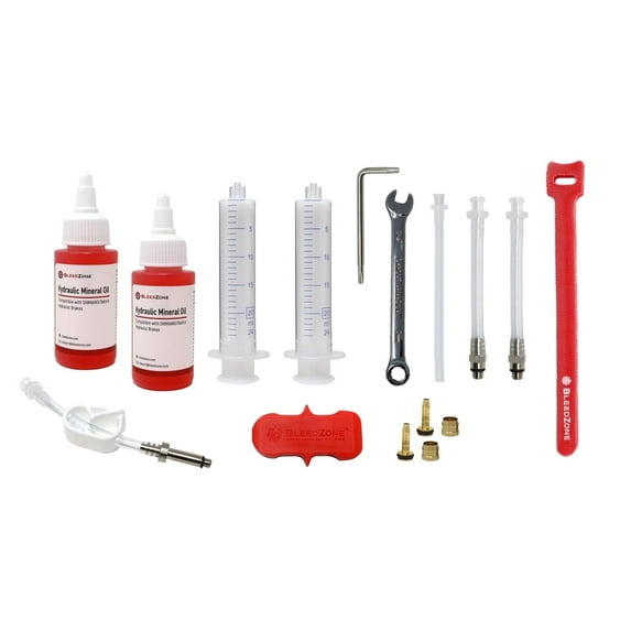 Master Bleed Kit for Tektro TRP Hydraulic Brakes with 120ml Mineral Oil and Tools - Walmart.com