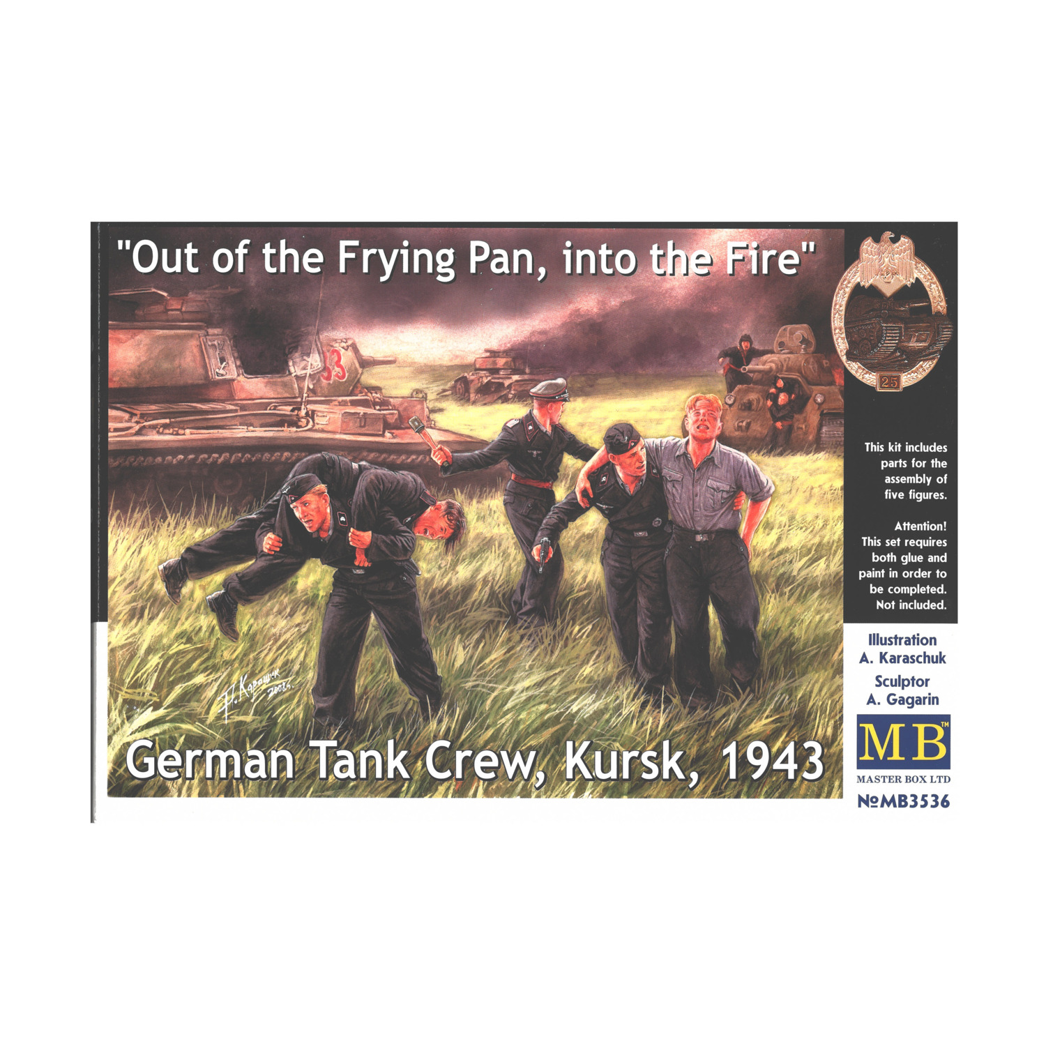 Master Box German Tank Crew, Kursk 1943 New - Walmart.com