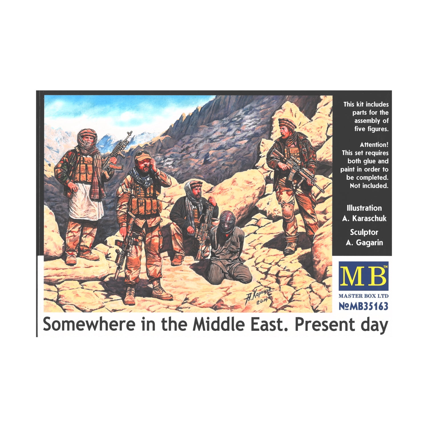 Master Box Models"Somewhere in the Middle East" Present Day - 5 Figures ...