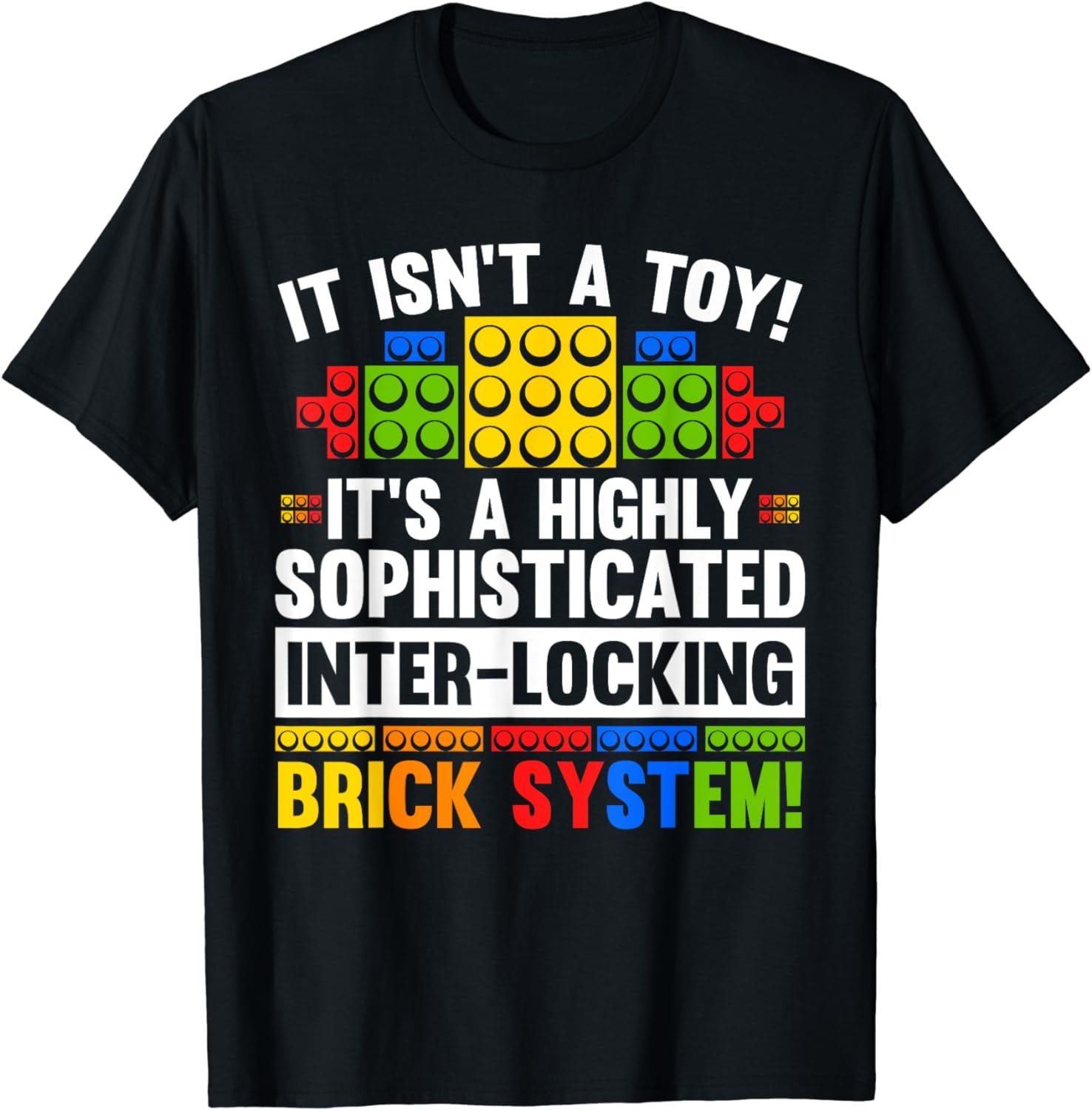 Master Builder Bricks Blocks Play Toys T-Shirt06 - Walmart.com