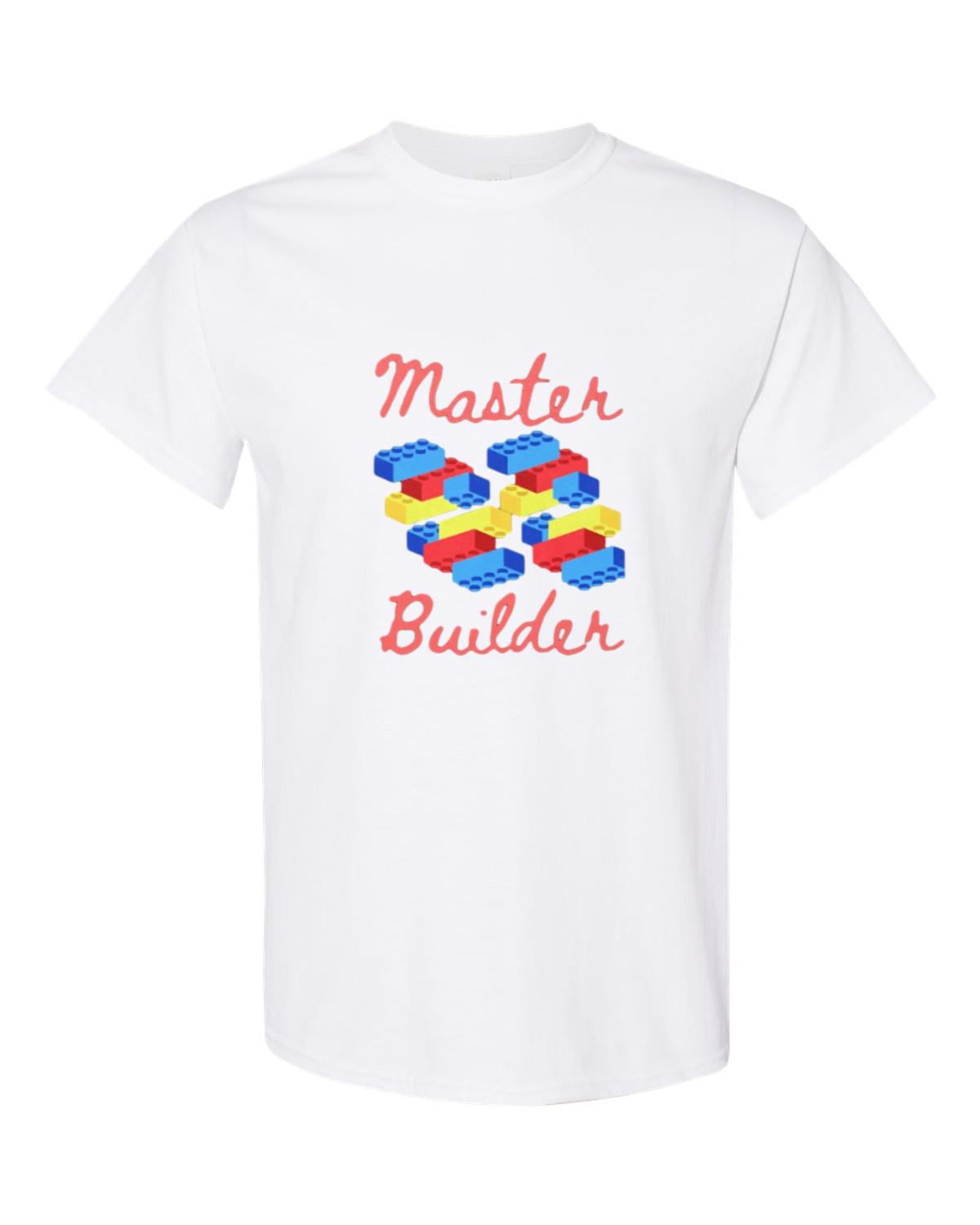 Master Builder T-Shirt Design With DIY Creative Engineering Graphic ...