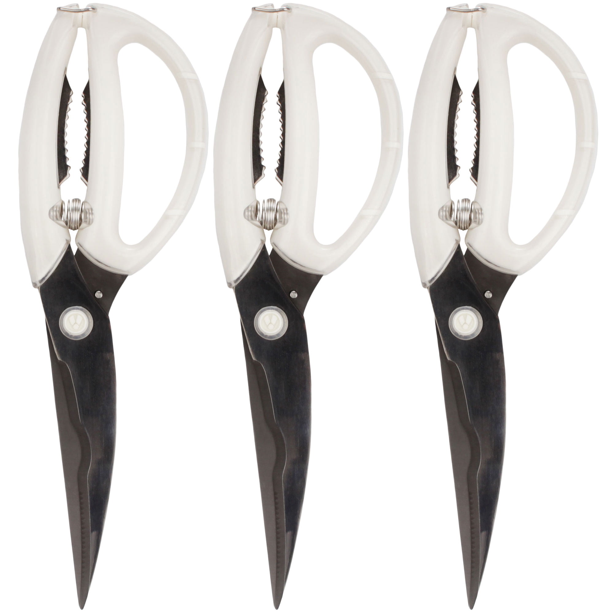 Master Butterfly Poultry 4-in-1 Kitchen Shears - White - 3 Pairs ...