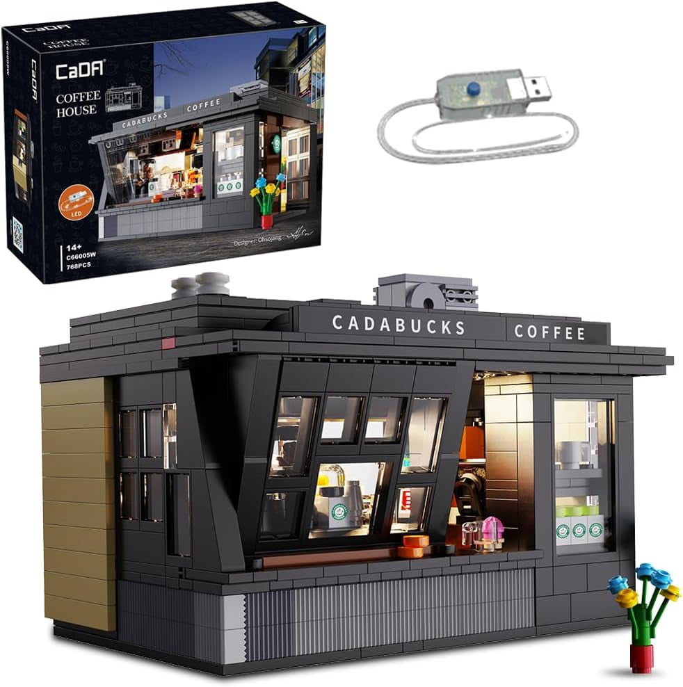 Master C66005W Japanese Coffee House Building Set,MOC Construction ...