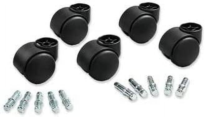 Master Caster 23620 Deluxe Futura Casters, Polyurethane, B and K Stems ...