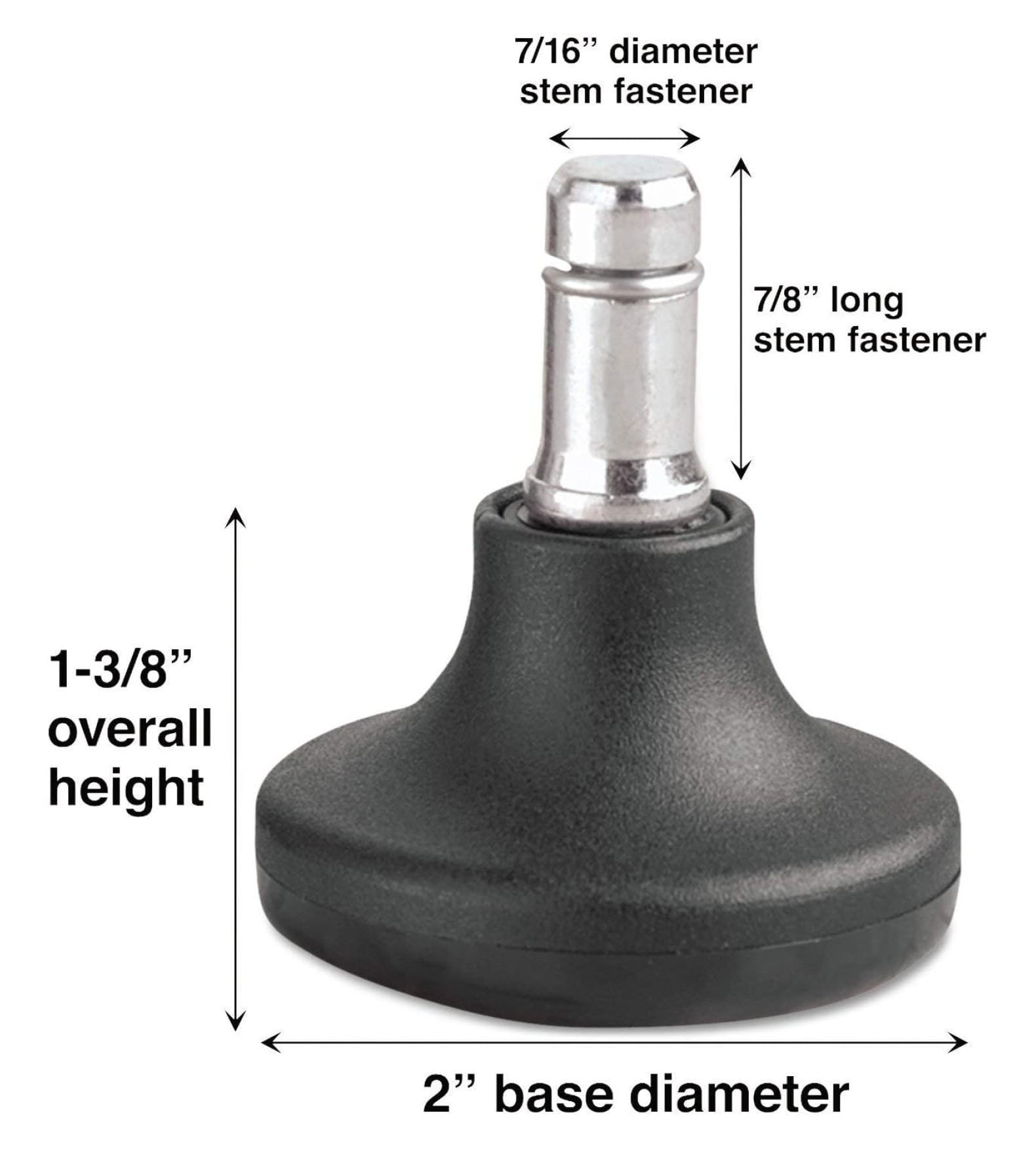Master Caster 70178 Low Profile Glides - 110 lb Capacity, 5/Set ...