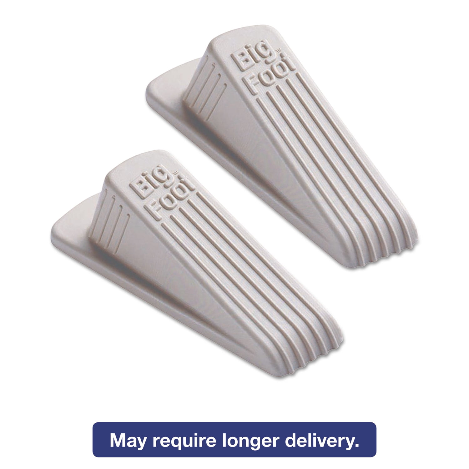 Master Caster Big Foot Doorstop, No Slip Rubber Wedge, 2 Doorstops ...