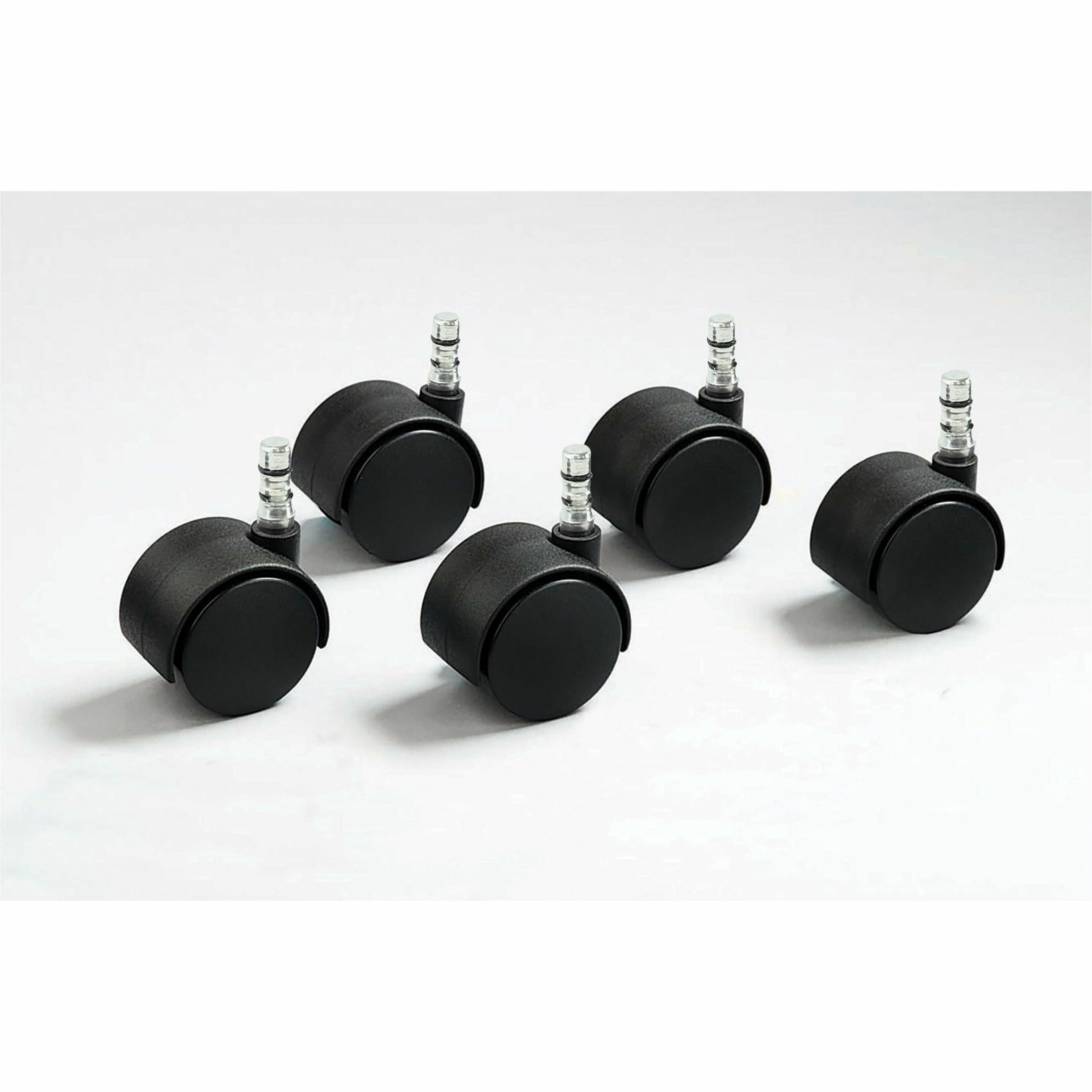 Master Caster, MAS64330, Duet Noiseless Carpet Mat Casters, 5/Set, 5 ...