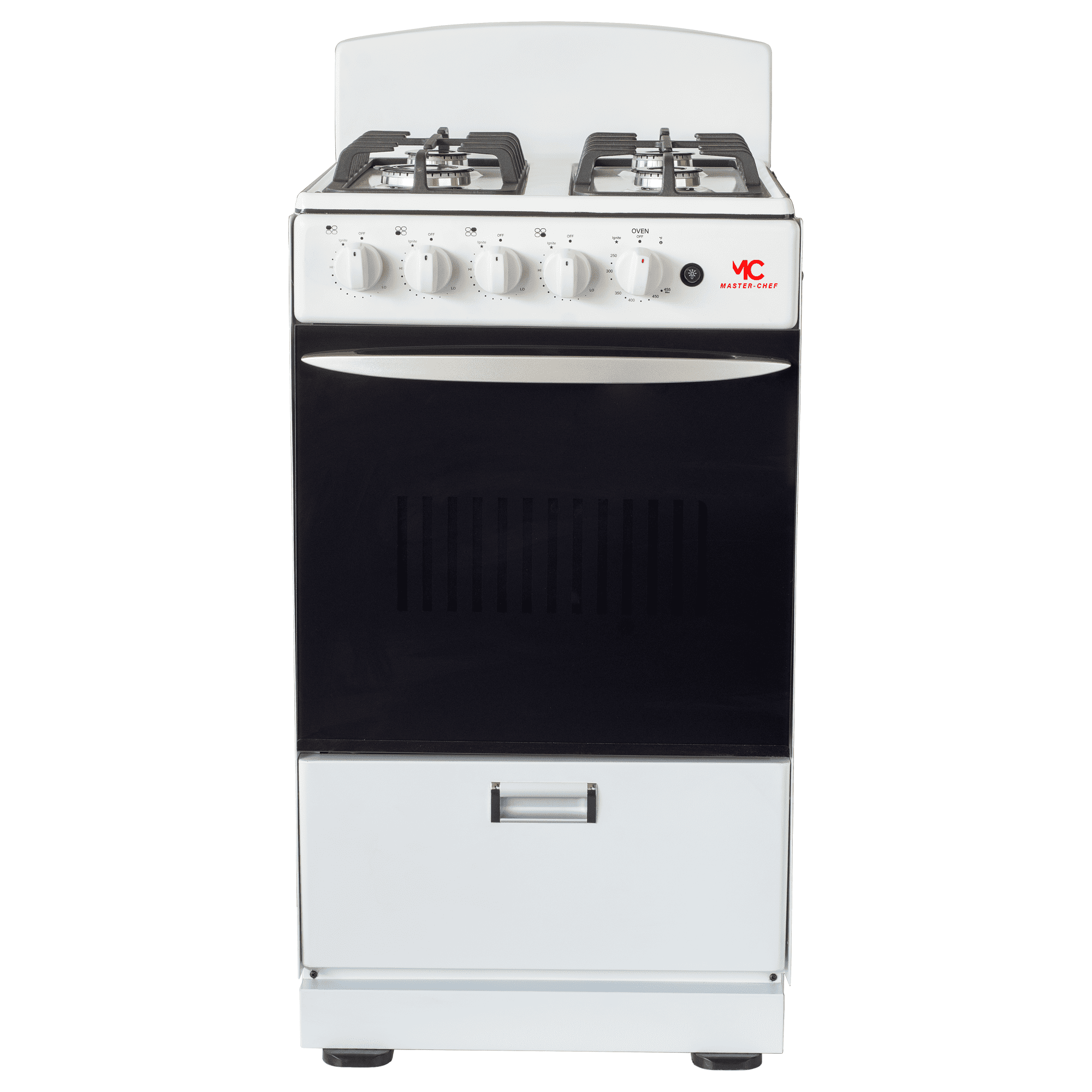 Master Chef - 20" White R Gas Space Saver Range with 2.4 CFT Oven ...