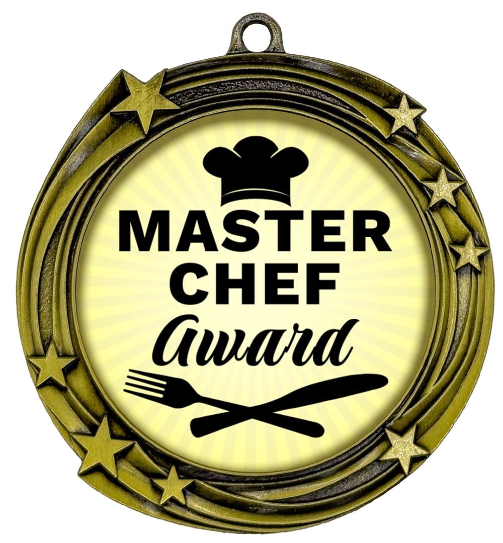 Master Chef Award Stars Design Medal | Celebration and Appreciation ...