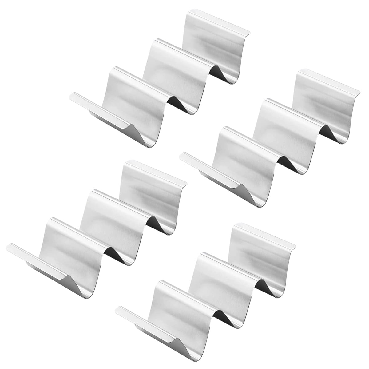 Master Chef's Choice, Stainless Steel Taco Shell Shapers U-Shaped ...