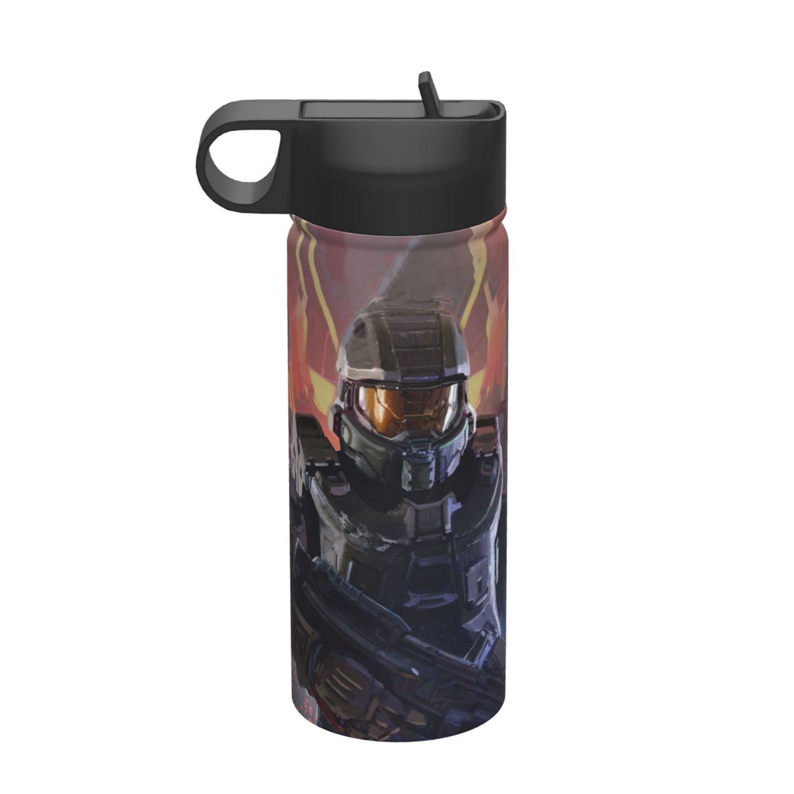 Master Chi-ef Insulated Water Bottle With Straw Stainless Steel Metal ...