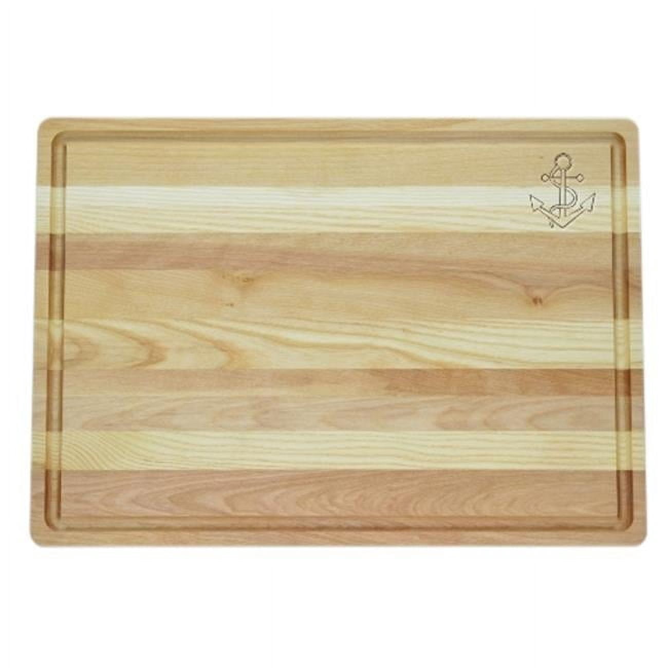 Master Collection Wooden Cutting Board Large-Anchor - Walmart.com