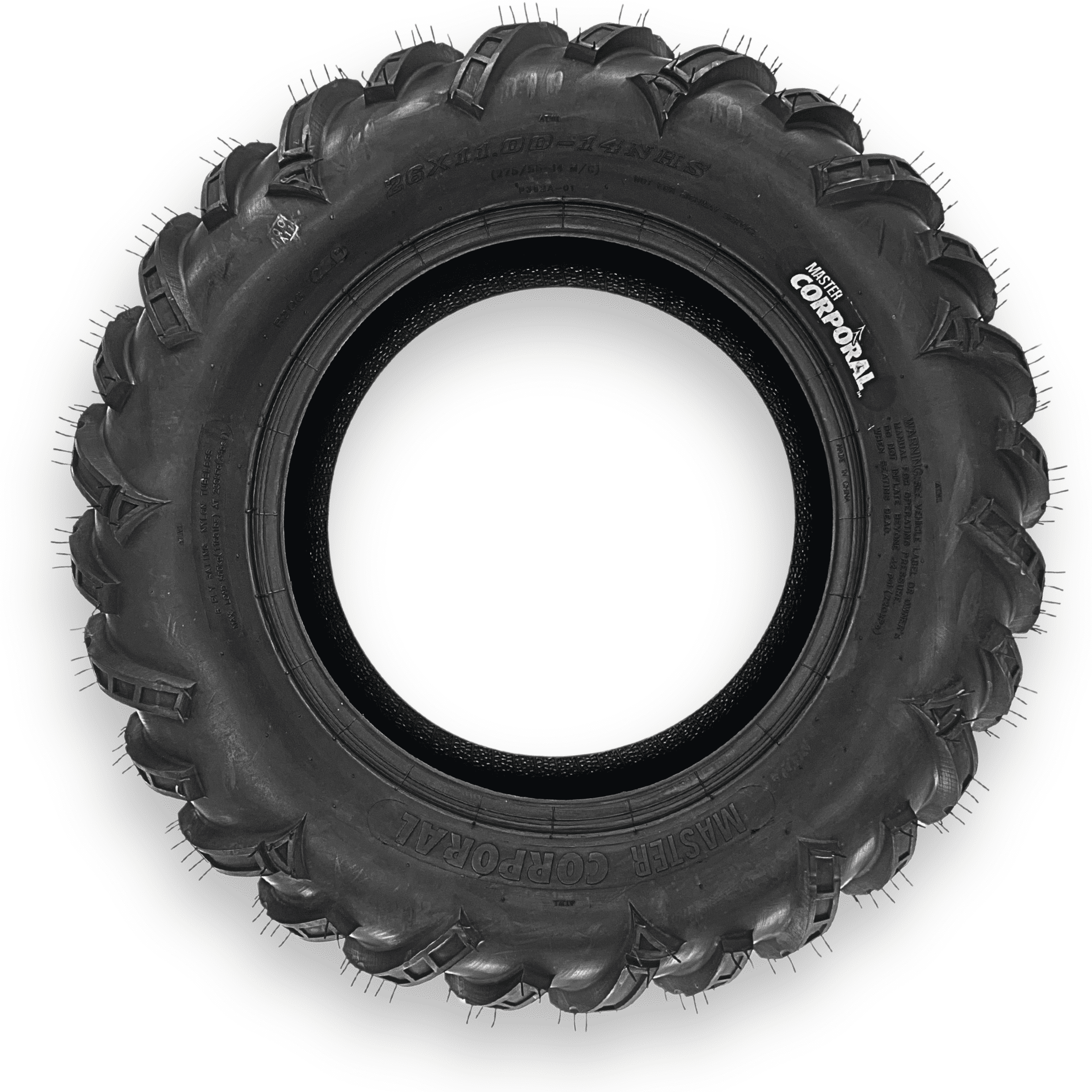 Master Corporal 26x11.00-14 6 Ply Tubeless - Walmart.com